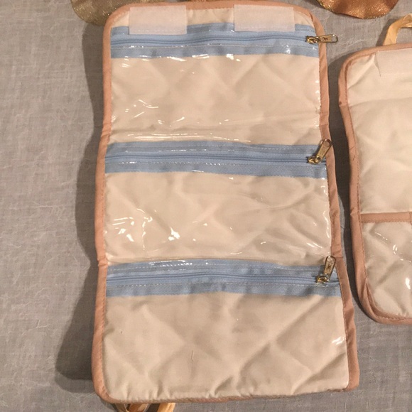 Bags | Pretty 2 Piece Mini Toiletry Travel Set | Poshmark